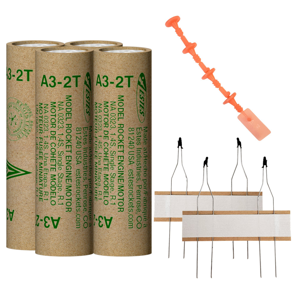 A3-2T 13mm Mini Rocket Engines – Estes Wholesale
