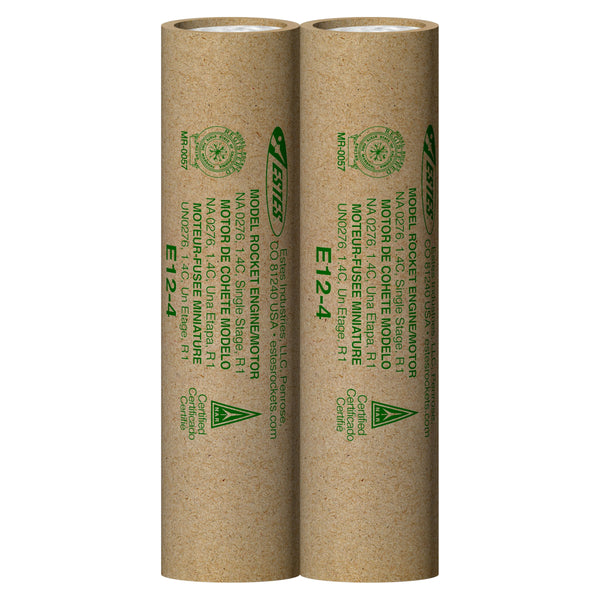 E12-4 Engines Wholesale - 24mm Model Rocket Engines for Hobby Shops ...