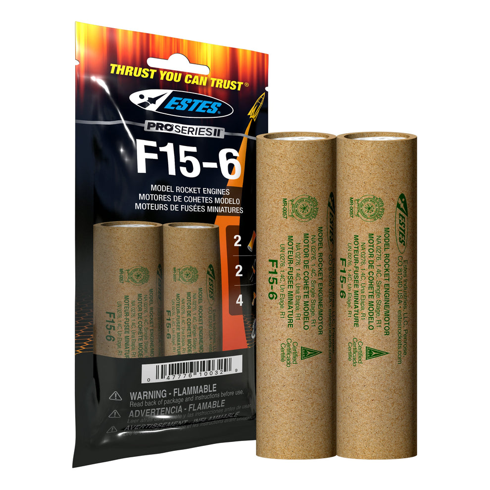 Estes F15-6 Engines - Wholesale Mid-Power 29 mm Rocket Motors – Estes ...