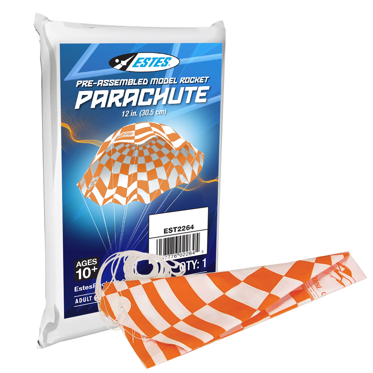 12 Inch Printed Parachute - Wholesale Model Rocket Accessories – Estes ...