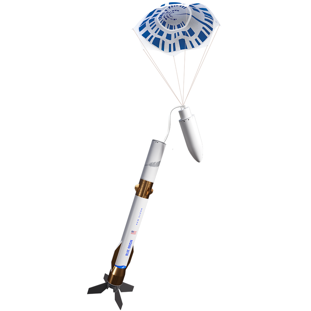 Blue Origin New Glenn Flying Model Rocket – Estes Wholesale